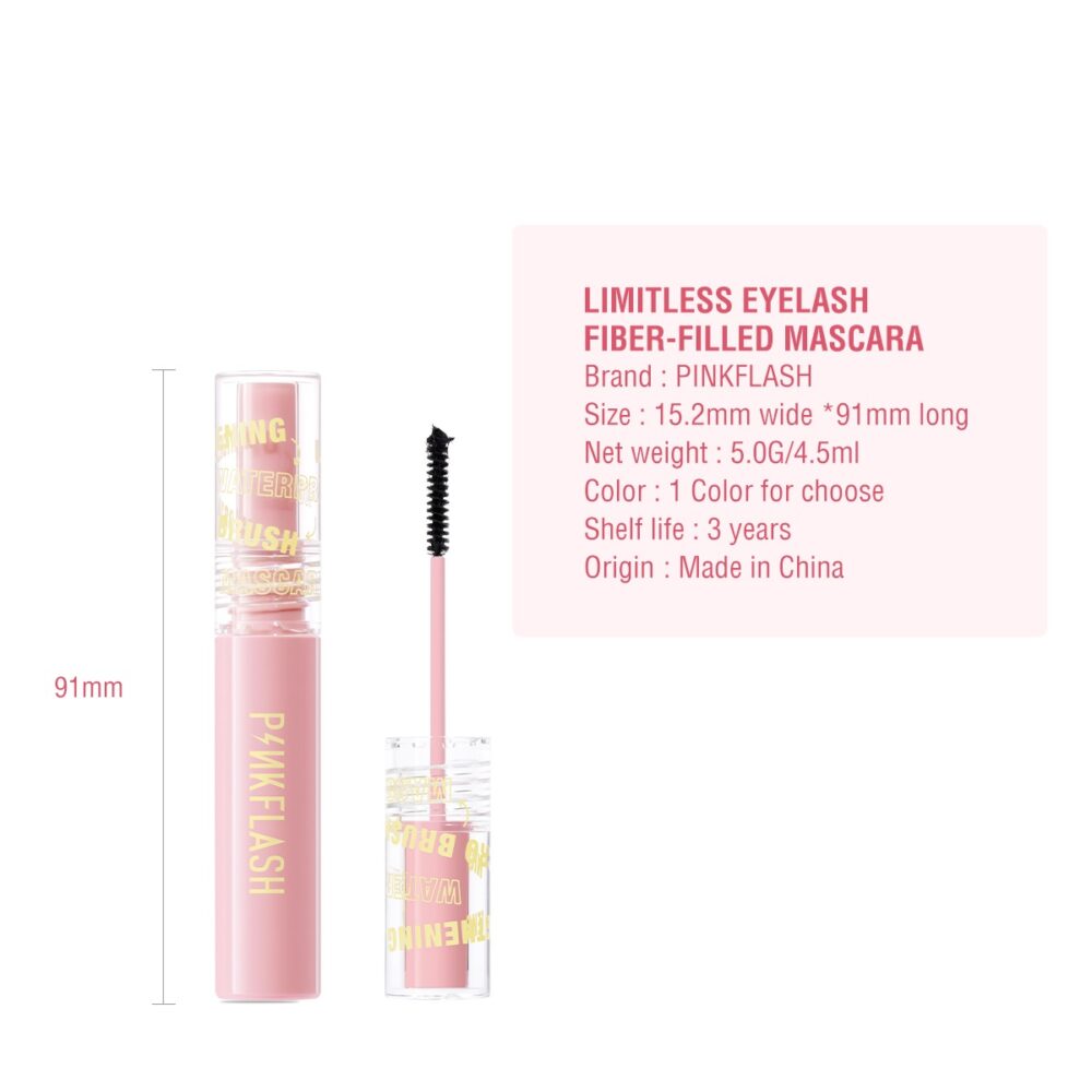 PinkFlash PF-E10 Lengthening Waterproof Micro Brush Mascara - Focallure ...