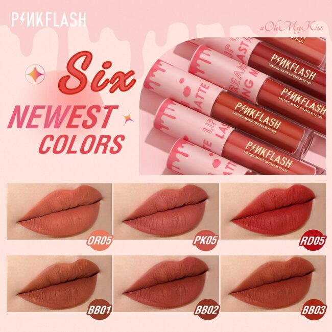 PinkFlash PF-L01 Melting Matte Lipcream - Focallure Pakistan | Official ...
